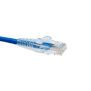 trueCABLE RJ45 Strain Relief Boots, Large 5.5 to 7.0mm Cut-to-Fit PVC Plug Cover, Transparent, 100 Pieces