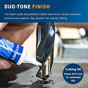 Century Drill & Tool, 44340, 5/8",Silver & Deming,High Speed Drills, Cobalt Steel