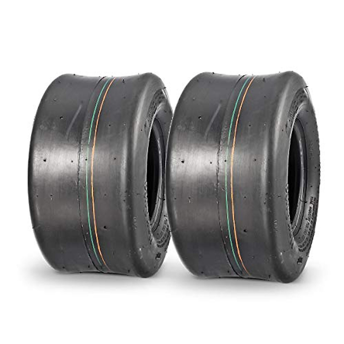 MaxAuto 11x6.00-5 Smooth Lawn & Garden Tire for Zero Turn Mower or Go-Kart,2Pcs