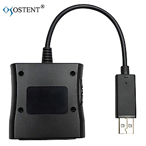 OSTENT PS2 to Xbox 360 Controller/Wheel/Dance Pad Adapter Converter for Microsoft Xbox 360