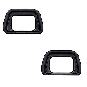 2 Pack JJC Soft Viewfinder Eyecup Eyepiece Eye Cup for Sony A6300 A6100 A6000 NEX-6 NEX-7 Cameras and FDA-EV2S Electronic Viewfinder,Replaces Sony FDA-EP10 Eyecup Eyepiece