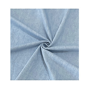 Zilcremo Women Denim Shirt Dresses Long Sleeve Distressed Jean Dress Button Down Casual Tunic Top Lightblue XXL