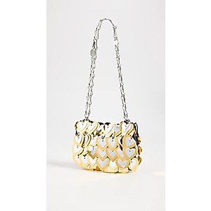 Paco Rabanne Women's Sparkle Nano Bag, M042, Gold, Silver, One Size