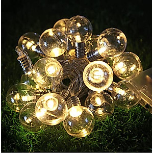 Solar String Lights Outdoor Fairy 30LED 6.5M/ 21Ft Christmas Decorative Ball Lamp Waterproof Indoor with Solar Panel for Patio Garden Backyard Home