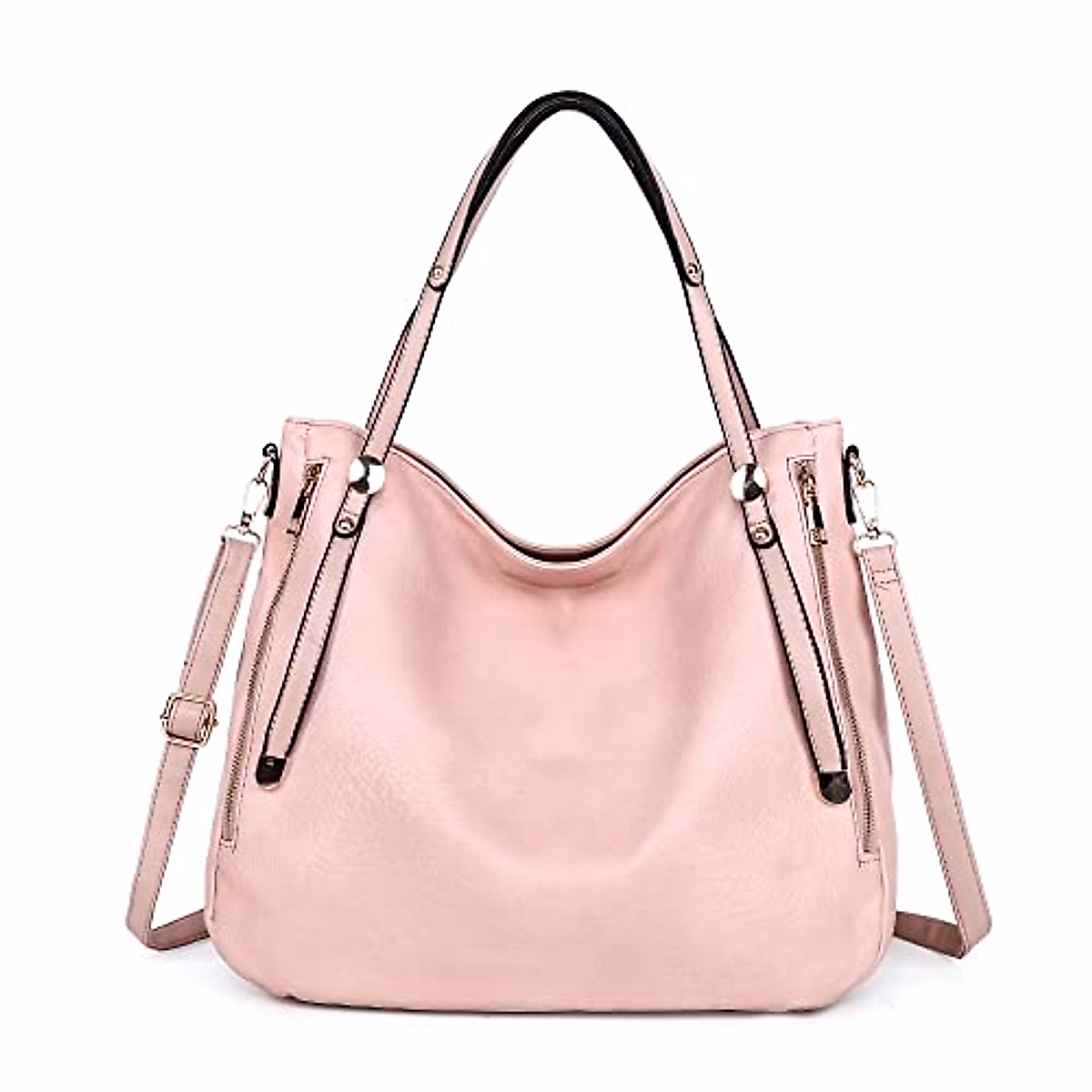Women Handbag Vegan Leather Fashion Hobo Bag Large Capacity and Handbags with Adjustable Straps
