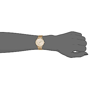 Michael Kors Women's Pyper Stainless Steel Quartz Watch with Stainless-Steel-Plated Strap, Gold, 18 (Model: MK4339)