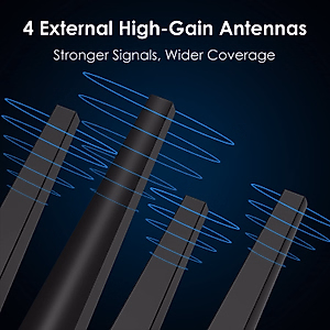 USB3.0 WiFi Adapter for PC + AX1800 WiFi 6 1800 Mbps Wireless Router