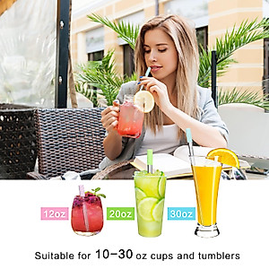 FYY Reusable Straws with Case - 3 Pack Collapsible Stainless Steel Travel Straws with Cleaning Brush & Silicone Tips Portable Cruise Ship Essentials Telescopic Drinking Straws with Keychain Ring 3P1