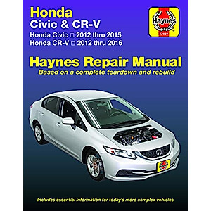 Honda Civic (12-15) & CR-V (12-16) Haynes Manual