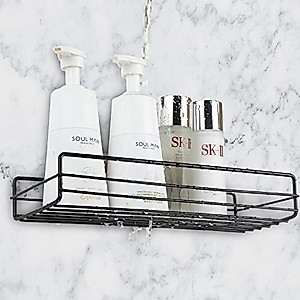 BOBSYHX Shower Caddy Organizer Adhesive , 2 Pack Wall Shower Shelf, Rustproof Stainless Steel Bathroom Storage Rack Organizer for Toilet, Dorm Wall