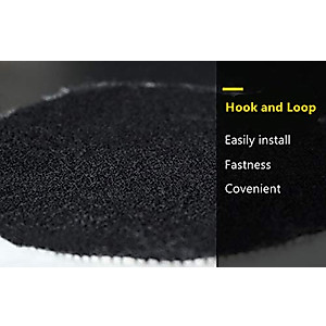 INZOEY Wool Polishing Pad 5 Inches Soft Sheepskin Buffing Pads with Hook and Loop Back Wool Cutting Pad for Car, Furniture, Glass and So On (Pack of 2)