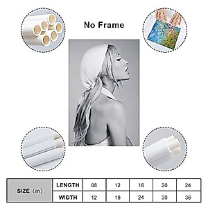 QIGUTRNG Ariana Star Singer Grande Poster Art Picture Print Modern Family Bedroom Decor Posters 11.81x7.87inch(20x30cm)