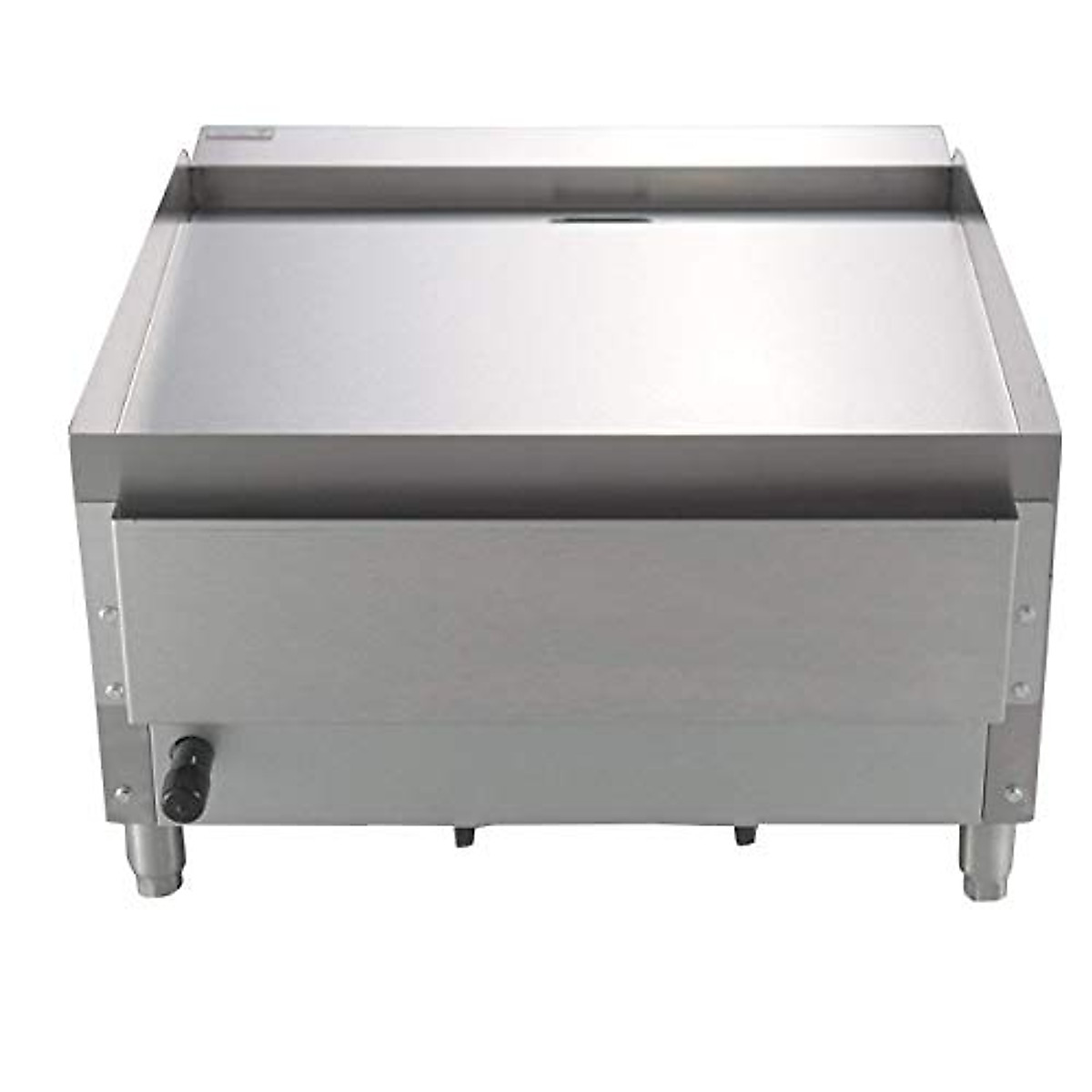 ATOSA US ATMG-24 Commercial Griddle Heavy Duty Manual Flat Top Restaurant Griddle Stainless Steel Portable Grill Liquid Propane 24" Countertop - 60,000 BTU