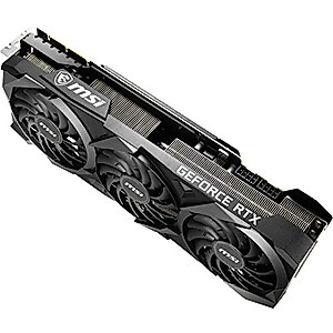 MSI Gaming GeForce RTX 3090 24GB GDRR6X 384-Bit HDMI/DP Nvlink Torx Fan 3 Ampere Architecture OC Graphics Card (VENTUS 3X 24G OC)