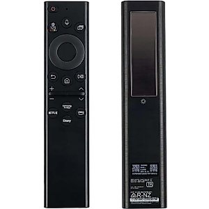 Fourmor Original Voice Remote Control - BN59-01385A Solar Charging for Samsung 2021 and 2022 and2023 Smart TVs. Also Bn59-01385B Full Function Replacement