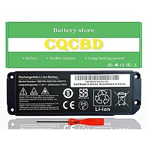 CQCBD 088796 088789 088772 080841 Battery for Bose Soundlink Mini 2, Soundlink Mini II Bluetooth Speaker （7.4V 2330mAh/17Wh） No Circuit Board