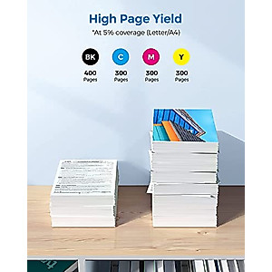 OSIR 275XL 276XL Ink Cartridge Combo Pack Remanufactured for Canon PG-275 CL-276 275XL 276XL Compatible with Canon PIXMA TS3520 TS3522 TS3500 TR4720 TR4722 TR4700 Printers(1 Black, 1 Color)