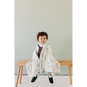 Copper Pearl Three-Layer Baby Blanket: Soft Baby Quilts for Boys and Girls | Breathable, Cozy, Toddler Blanket | Baby Quilt for Newborns | 46x46 Premium Polyester/Rayon | Rex