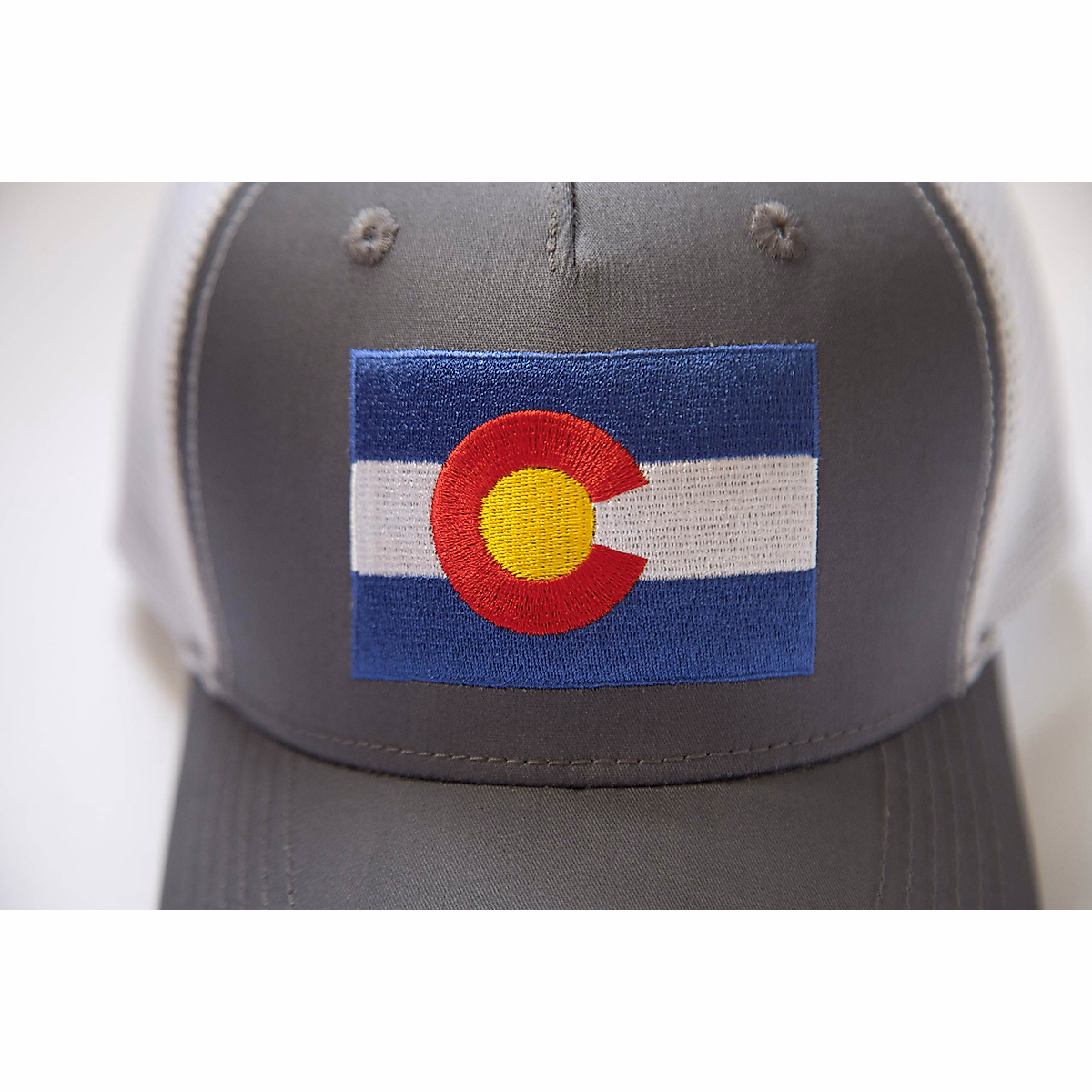 International Tie Colorado Hat for Men and Women – Colorado State Flag Themed Adjustable One Size Trucker Cap, Baseball, Snapback, Hat Mesh Back with an Embroidered Patch