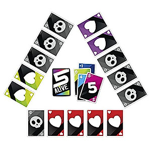 Hasbro Disney Frozen Five Alive Card Game, Quick Game for Kids and Families, Easy to Learn Family Game from 8 Years, 5 Alive Card Game for 2-6 Players