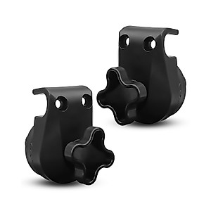 2Pcs Porch Patio Swing Fittings to Attach Canopy Frame to Swing Frame, Garden Swing Plastic Frame Replacement Part, Outdoor Canopy Swings Parts Match Diameter 20-23mm Swing Chair Frame Interface