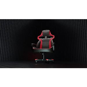 Arozzi - Milano Ergonomic Computer Gaming/Office Chair with Swivel, Tilt, Rocker, Adjustable Height and Adjustable Lumbar Support - Red