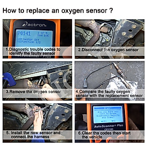 Oxygen Sensor O2 Sensor Front Rear Upstream Downstream for Ford, Lincoln, Mercury & Mazda - Ranger, Mustang, Expedition, Explorer, Escape, F150, Tribute Compatible with Bosch 15717 15718 (1PCS)