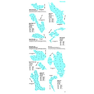 Delorme Maine Fishing Depth Maps