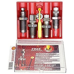 LEE PRECISION 90963 9-mm Carbide 4-Die Set Luger (Grey)