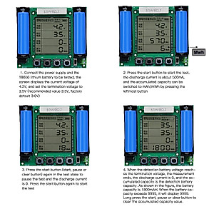 Lithium Battery Capacity Tester M239 Li Ion Battery High Accuracy Capacity Tester Module Mah and Mwh Digital Display Measurement for M239