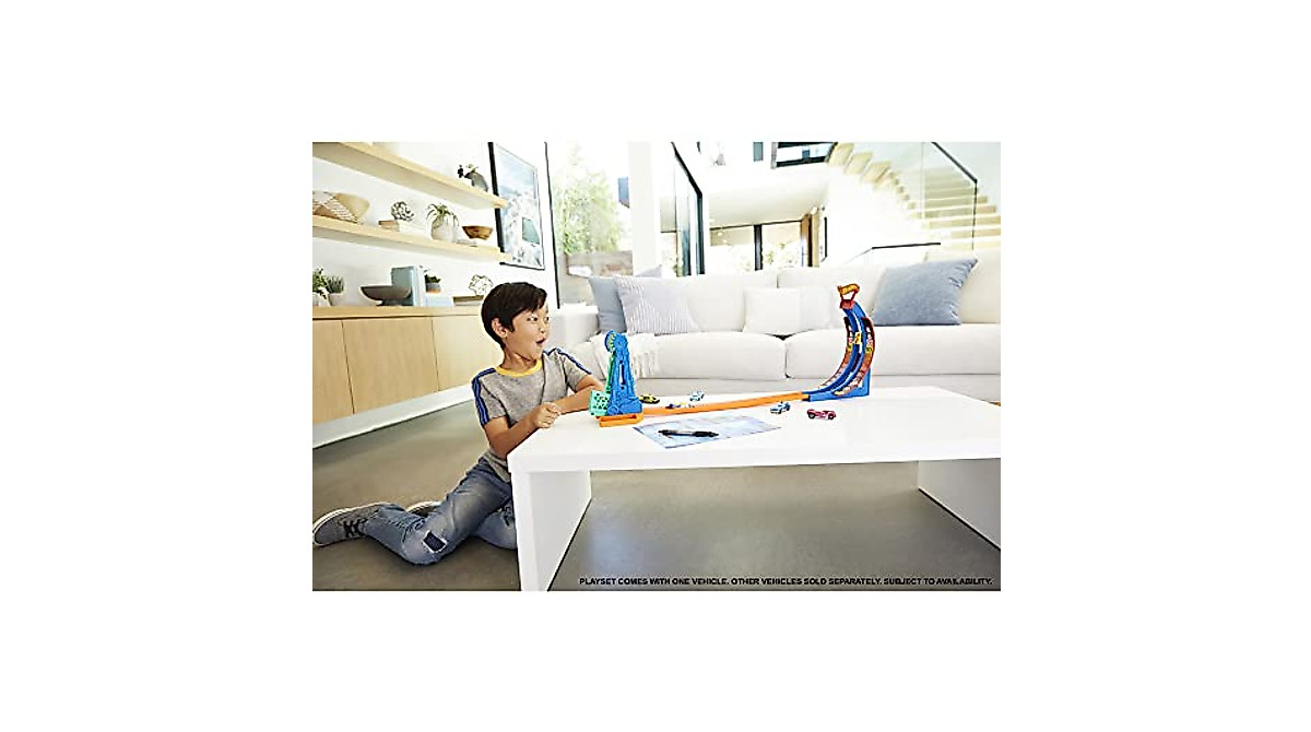 Hot Wheels STEAM Drop & Score Track - Learn Gravity & Pendulum
