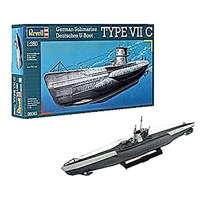 Revell Germany 05093 Type VIIC U-Boat Model Kit Dark Gray