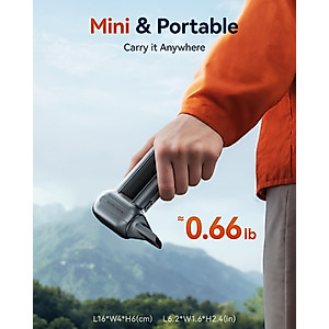 WOLFBOX MF100 Electric Air Duster-150000RPM Super Power Cordless Air Duster, Rechargeable Brushless Motor Durable Blower, 3-Gear Adjustable Dust Blower for Computer, Keyboard, Outdoor, House and Car