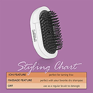 Conair Dry Shampoo Brush; Detangle, Defrizz, Revive with the Hair Remedy Dry Shampoo Brush by Conair