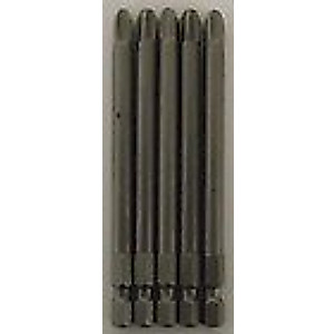 Bosch #3 x 3-1/2" Phillips Insert Bits Screw Tips 5pcs. 1609433840 USA