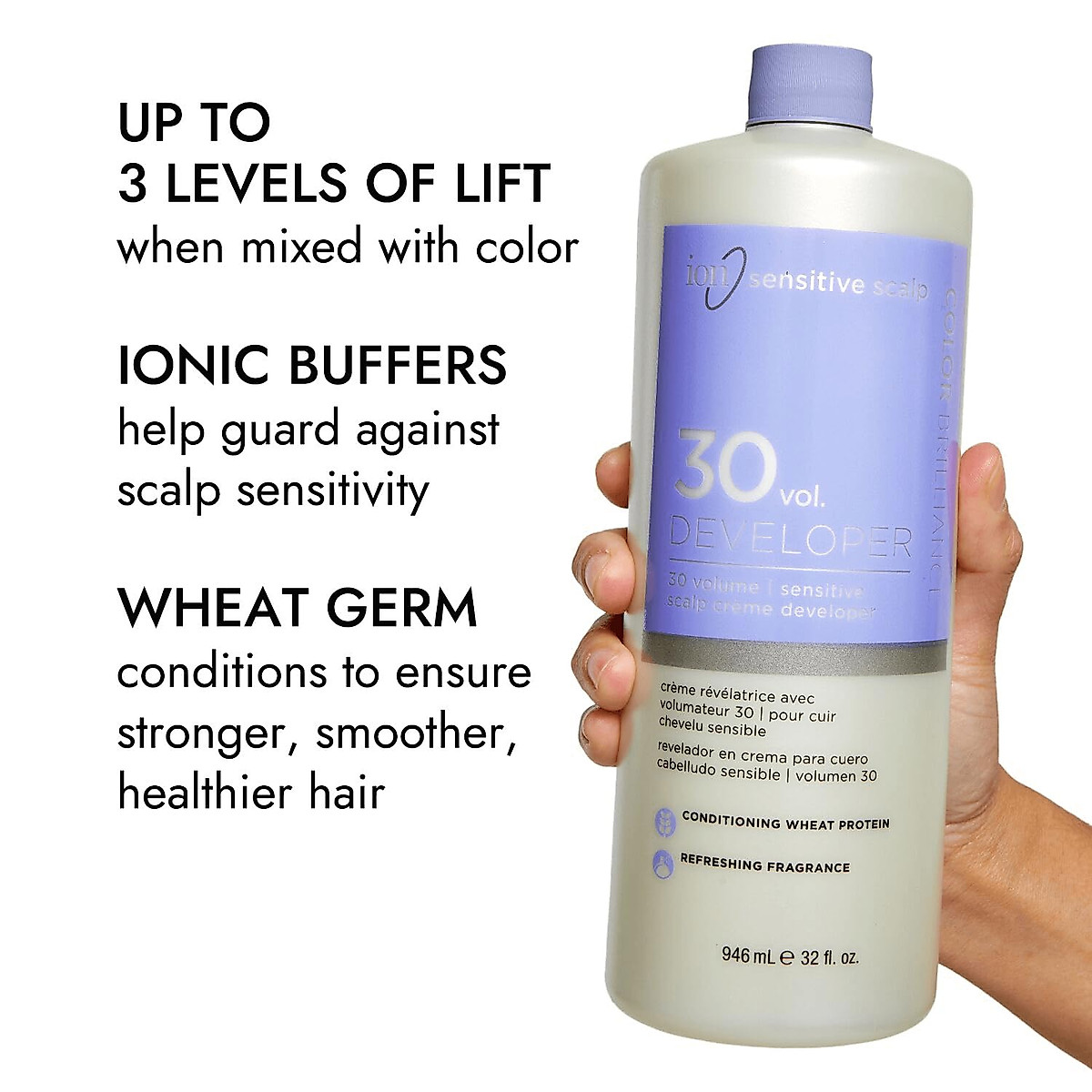 Ion Sensitive Scalp 30 Volume Creme Developer 32 Oz