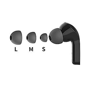 True Wireless Earbuds ENC Noise Cancelling TWS Bluetooth Earphones Deep Bass Hi-Fi Stereo Sound in-Ear Earphones with Mic Voice Assistant Touch Control 60ms Low Latency Headset for Work Gaming Sport