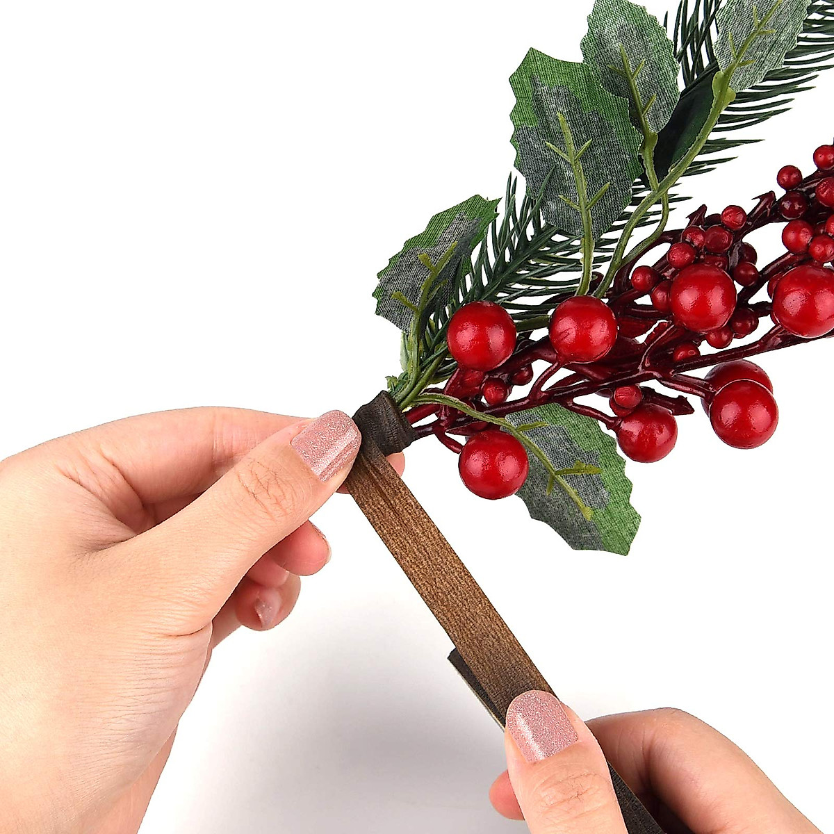 KUUQA 4 Rolls 1/2" Wide Floral Tapes for Bouquet Stem Wrapping and Floral Crafts,Wedding Bouquet,Dark Green,Light Green,Grass Green,Dark Brown