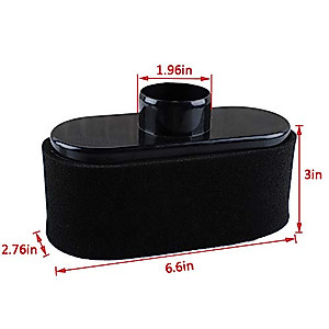 11013-7047 Air Filter Compatible with Kawasaki FR651V FR691V FR730V FS481V FS541V FS600V FS651V FS691V FS730V 4-Cycle Engine Cleaner Lawn Mower, Replace 11013-7047 11013-0752 11013-7046(5 Packs)