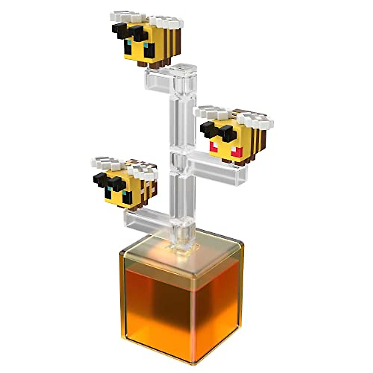 Mattel Minecraft Bees Action Figure, 3.25-in, with 1 Build-a-Portal Piece & 1 Accessory, Building Toy Inspired by Video Game, Collectible Gift for Fans & Kids Ages 6 Years & Older