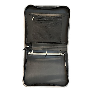 Pen+Gear Black 1½"Zipper Binder 275 Sheet Capacity