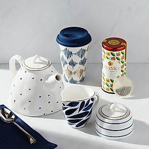 Lenox Blue Bay Thermal Travel Mug, 0.80 LB