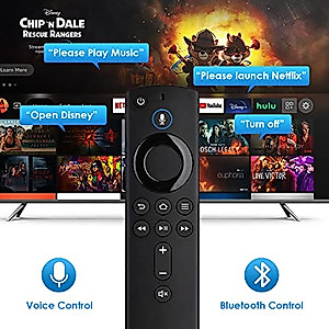 L5B83H Replacement Voice Remote Control (2nd GEN) fit for Amazon 2nd Gen Fire TV Stick and Fire TV Cube,1st Gen Fire TV Cube, Fire TV Stick 4K, Fire TV Stick Lite and 3rd Gen Amazon Fire TV
