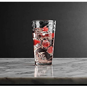 Glaver's Drinking Glasses Set of 10 Highball Glass Cups, Premium Glass Quality Coolers 17 Oz. Glassware. Ideal for Water, Juice, Cocktails, and Iced Tea. Dishwasher Safe.…