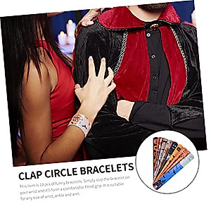 FOYTOKI 250 pcs Fillers Decorations Random Halloween Assorted Classroom Prizes Supplies Decoration Ring Witches Favors Goodie Bag Bracelet Spider Wristbands Bracelets Kids Party Snap Bulk