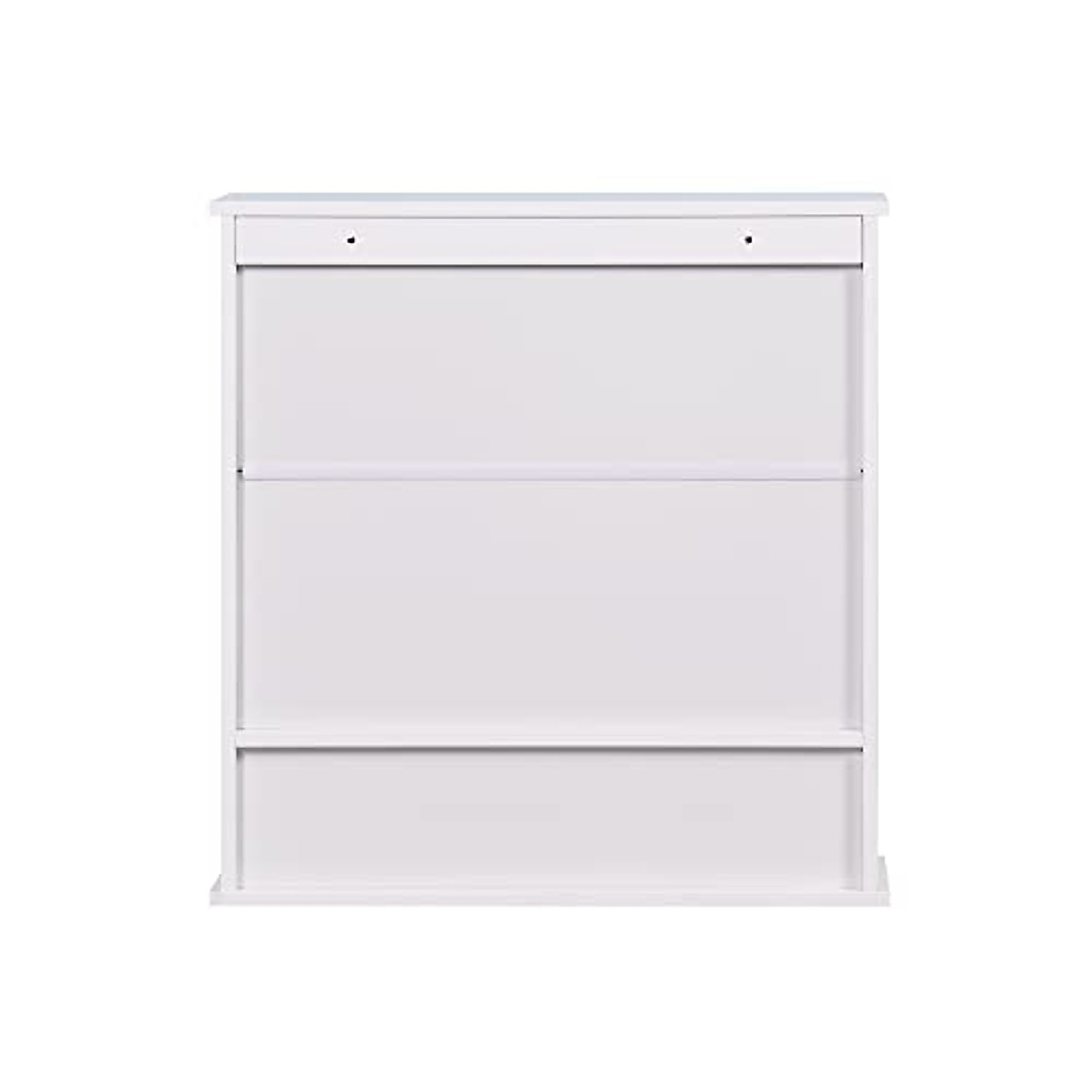 White Bathroom Medicine Cabinet with 2 Mirror Doors, Bathroom Cabinet Wall Mounted with Adjustable Shelf, Medicine Cabinets for Bathroom Laundry Room Kitchen