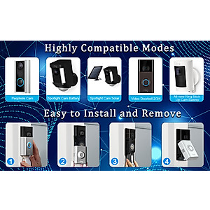 2Sets Battery and USB Charging Station,Battery is Compatible with Ring-doorbell, for Video Doorbell 2/3 and Spotlight Cam Battery 6040mAh