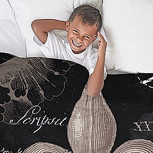 CafePress Modern Vintage French Fleur De Lis Throw Blanket Super Soft Fleece Plush Throw Blanket, 60"x50"