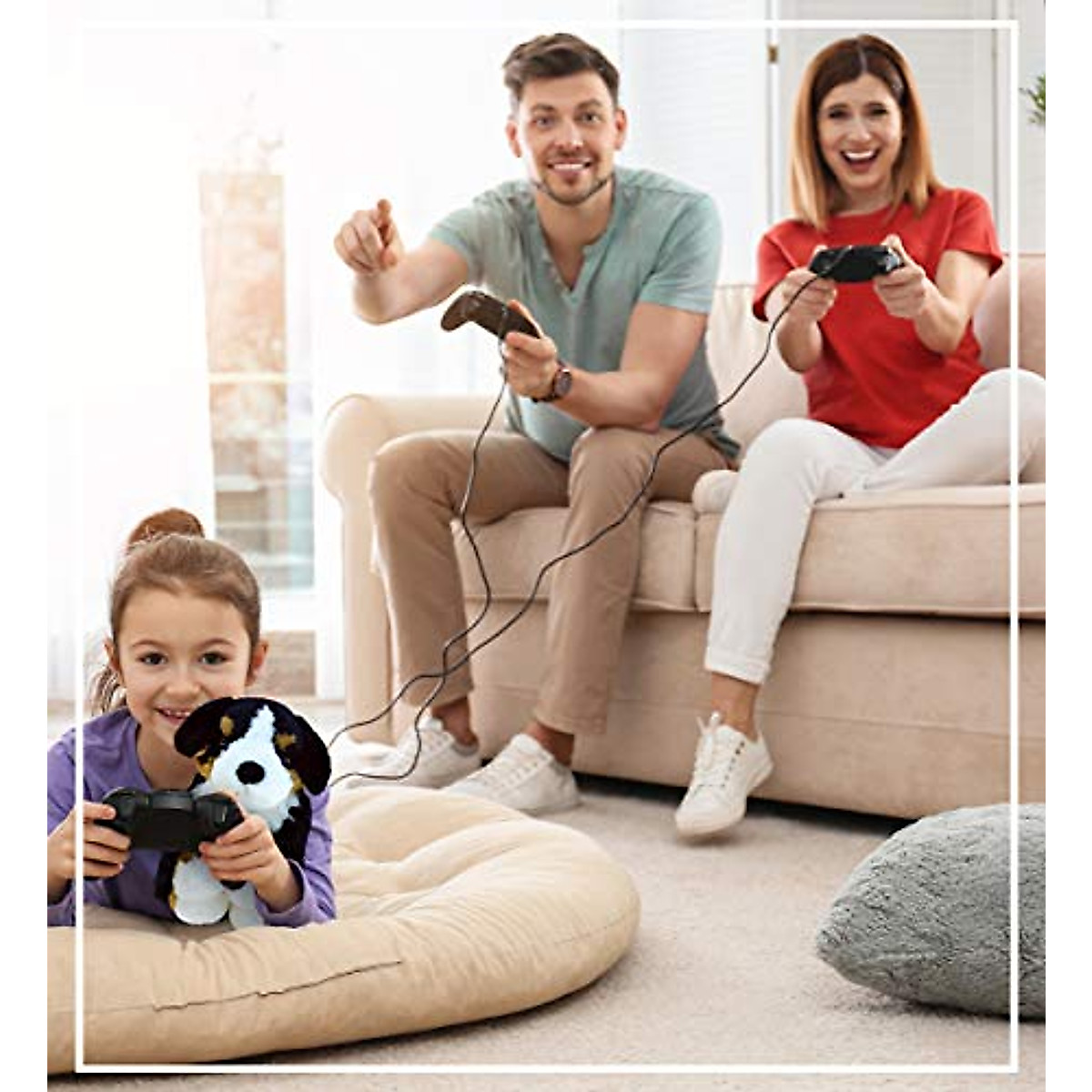 DolliBu Bernese Mountain Dog Plush - Super Soft Stuffed Animal Bernese Mountain Dog, Cute Pet Life Brown Stuffed Dog Plush, Adorable Plush Animal Dog Gift for Baby, Kids, and Adults - 8 Inches