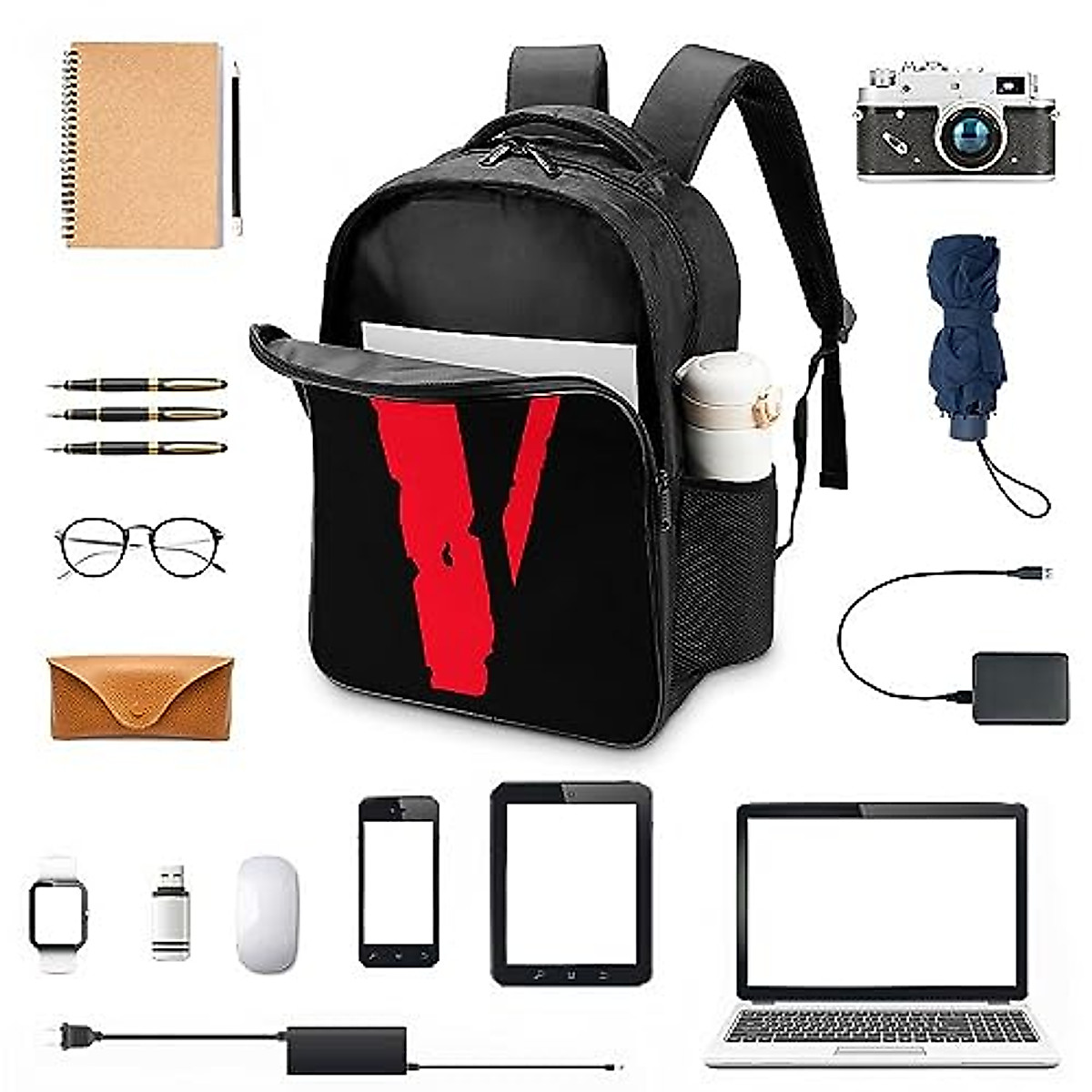 Backpack 3D Printed Casual Lightweight Travel Daypack Large Capacity Laptop Backpack(Style-4)